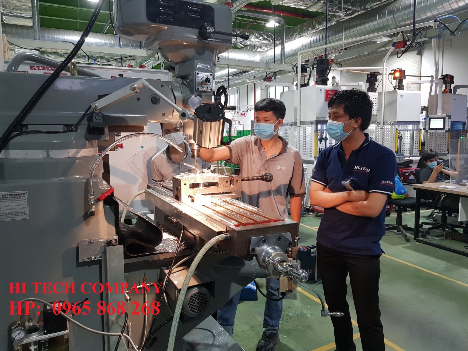 BÀN GIAO MÁY PHAY VẠN NĂNG DENVER DM-160VS